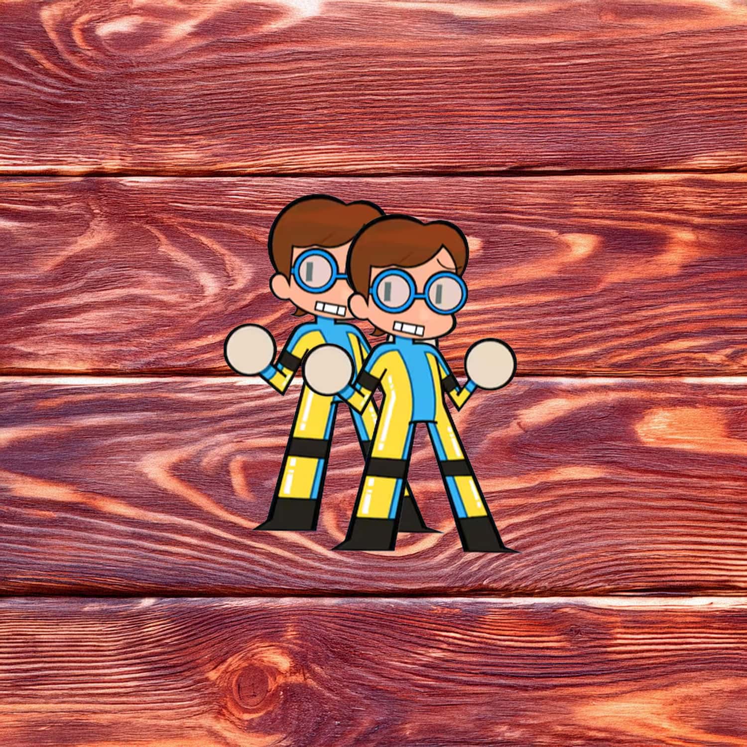 Aqua Jet Kid – Dispatch Chibi Sticker - Official Dispatch Game