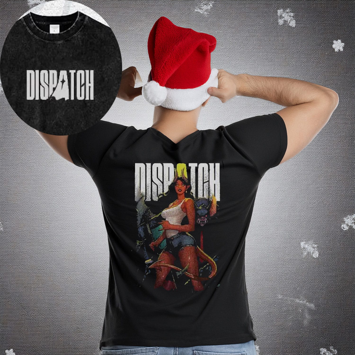 Dispatch Malevola Washed T-Shirt – Super Hero Game Tee - Official ...