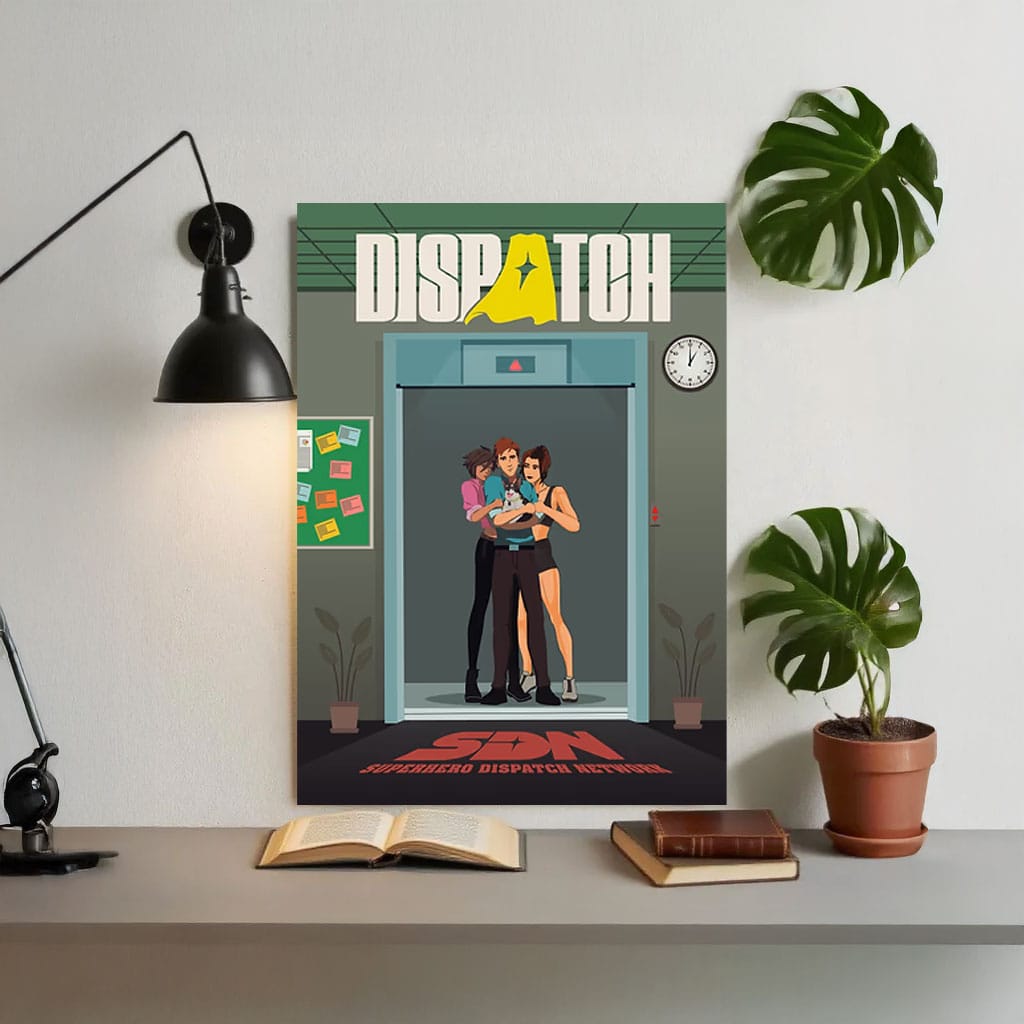 Dispatch Elevator Team – Superhero Network Poster - Official Dispatch Game
