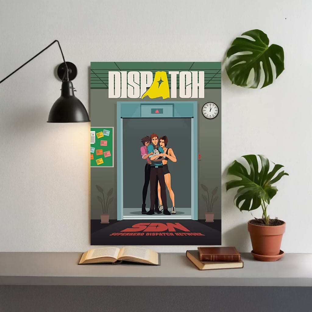 Dispatch Elevator Team – Superhero Network Poster - Official Dispatch Game