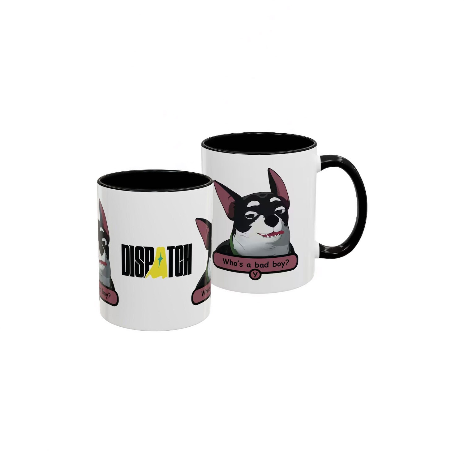 Dispatch Game Beef Dog Mug – Accent Coffee Mug - Official Dispatch Game