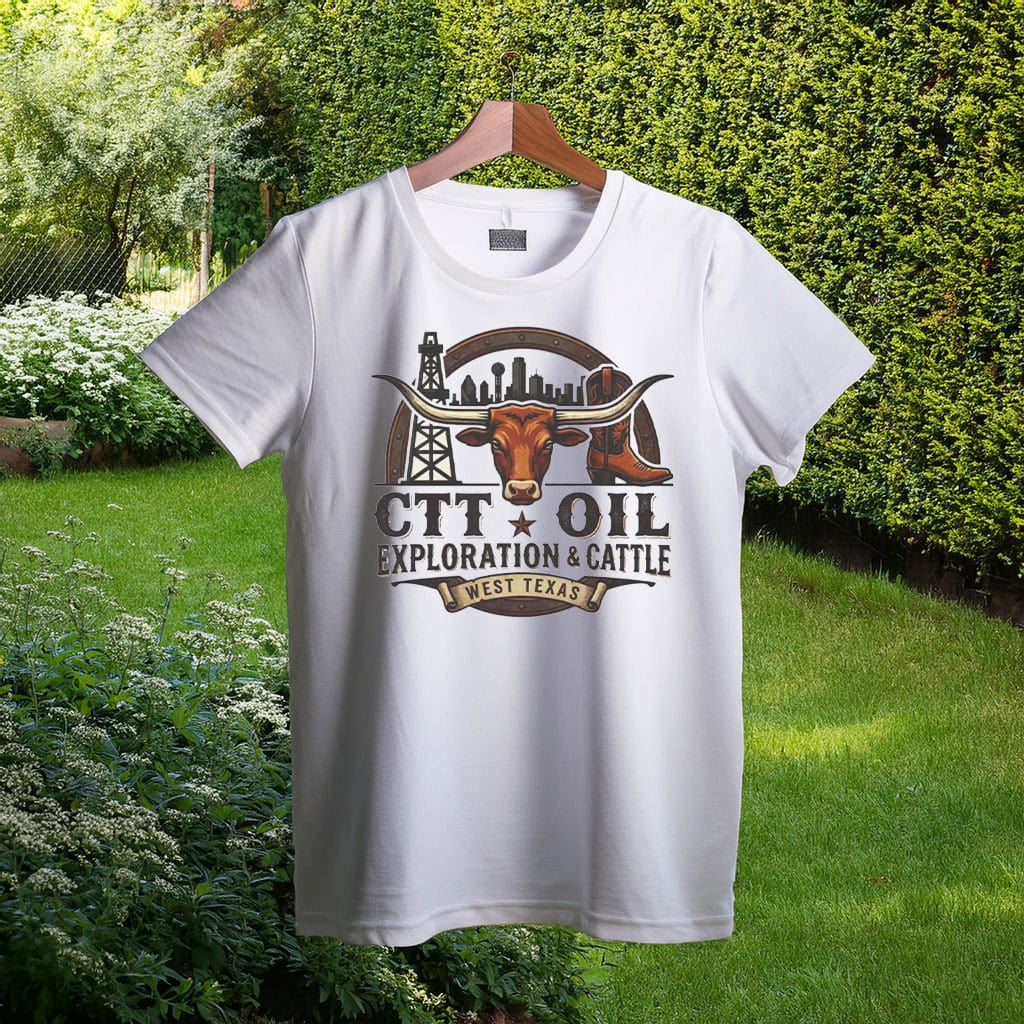 CTT Oil Exploration & Cattle T-Shirt - Official Dispatch Game